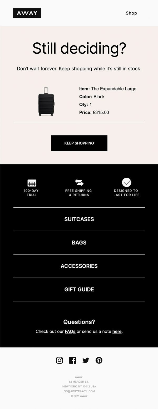 Reduce cart abandonment and send effective abandoned cart recovery ...